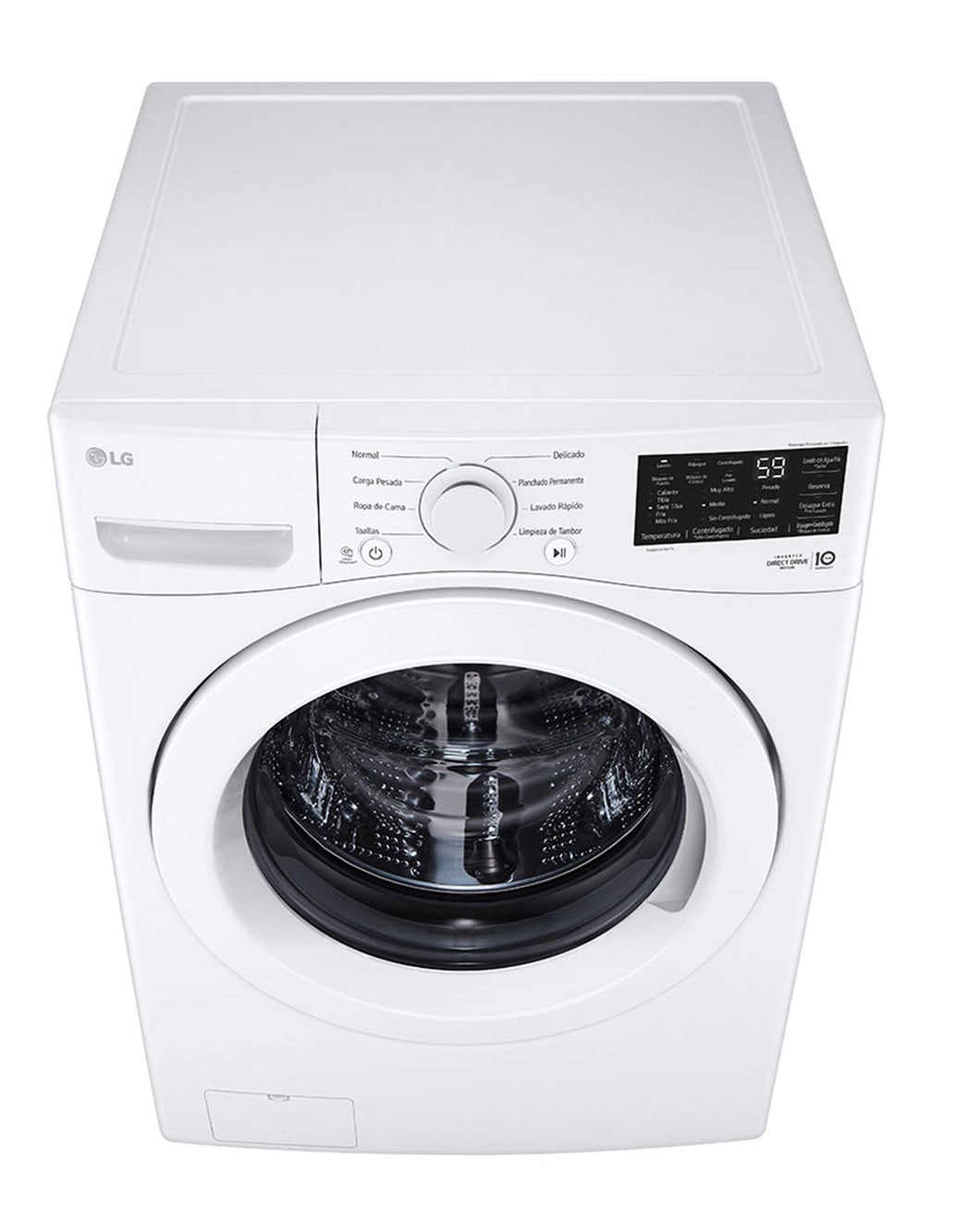 Lavadora Carga Frontal 25Kg WM25WV2S6W | LG EC