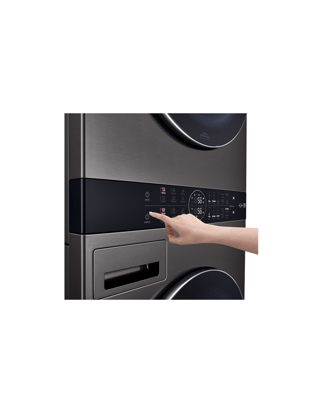 Torre de lavado a Gas WashTower™ 25/22kg WK25BS6 | LG EC