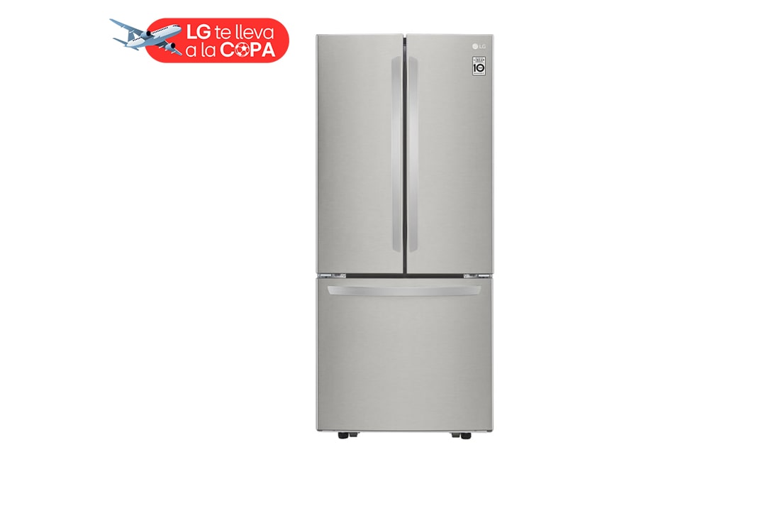 Refrigeradora French Door 22p³ LG GM22BGPK Multi Air Flow