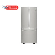 Refrigeradora French Door 22p³ LG GM22BGPK Multi Air Flow