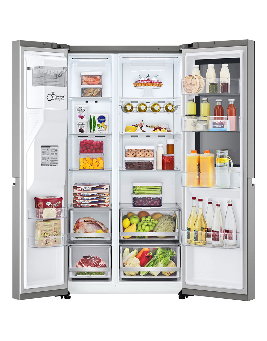 Refrigeradora SideBySide 23.8pᶟ LS66SXTC | EC