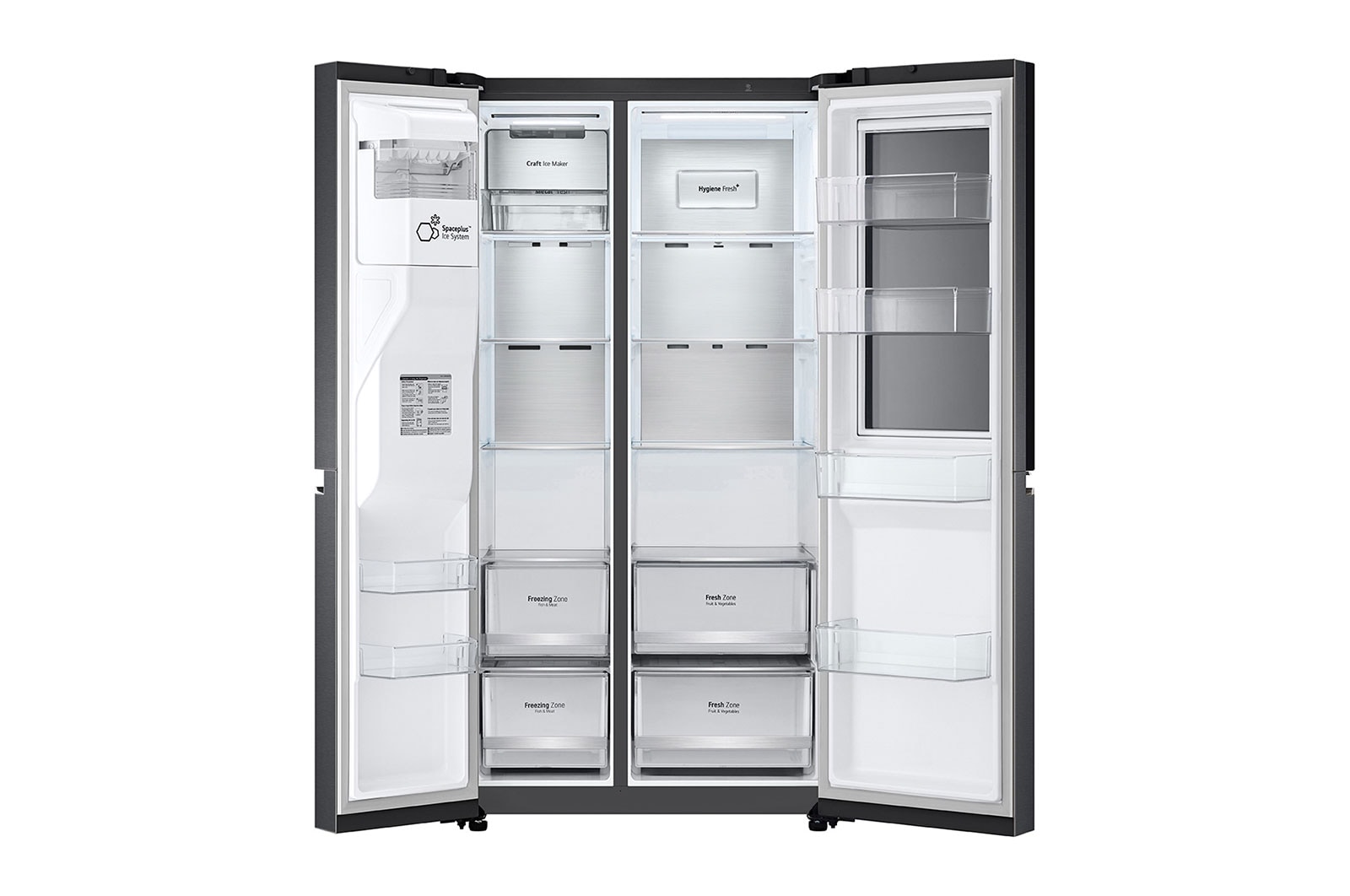 Refrigeradora Side By Side 23.8 P³ VS25XHWCB | LG EC