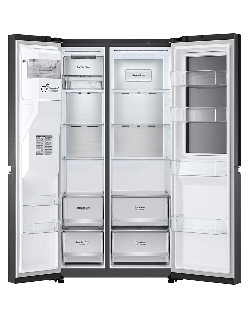 Refrigeradora Side By Side 23.8 P³ VS25XHWCB | LG EC