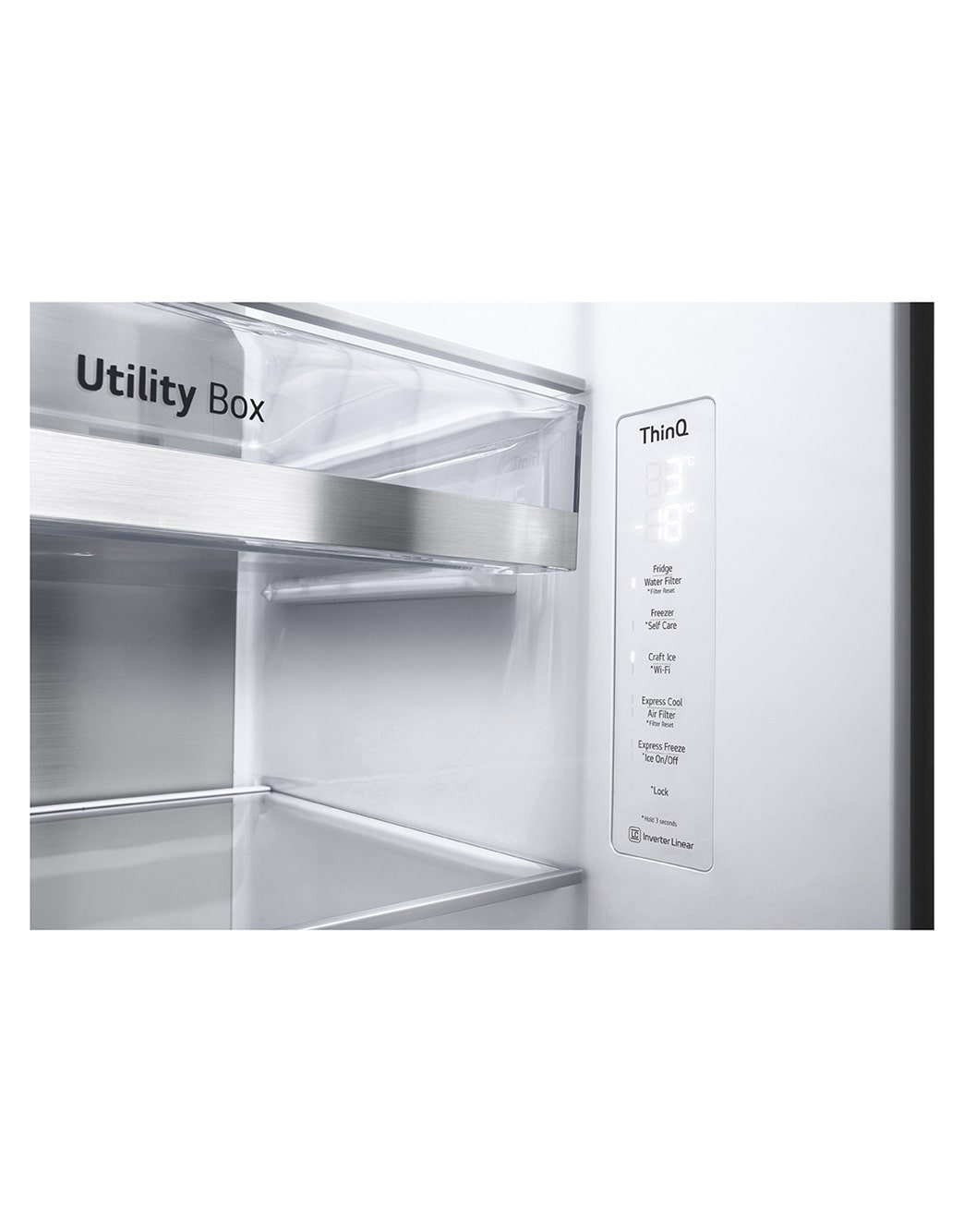 Refrigerador Side by Side InstaView 23.8pᶟ VS25XHWC | LG CAC