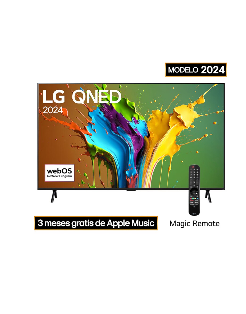 Pantalla LG QNED AI QNED89 98 pulgadas 4K SMART TV 2024 ThinQ AI | LG ...