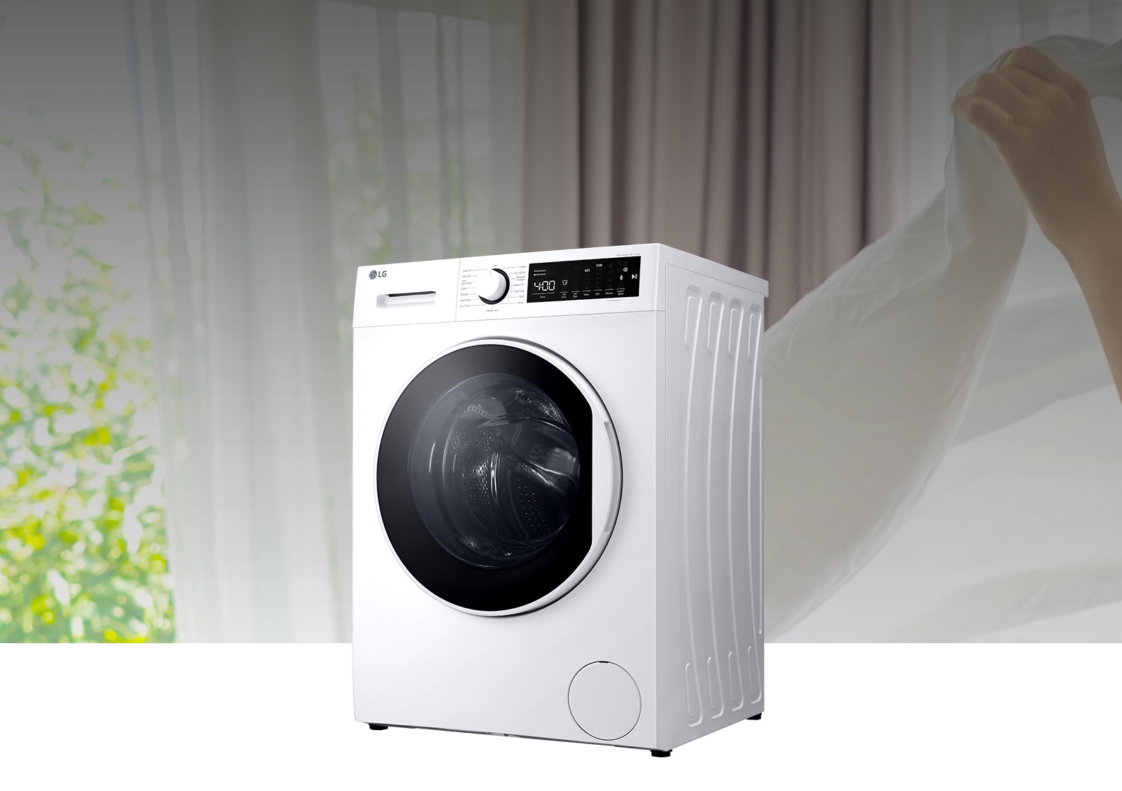 LG Front Load Full Automatic Washing Machine 8KG| 2B Egypt