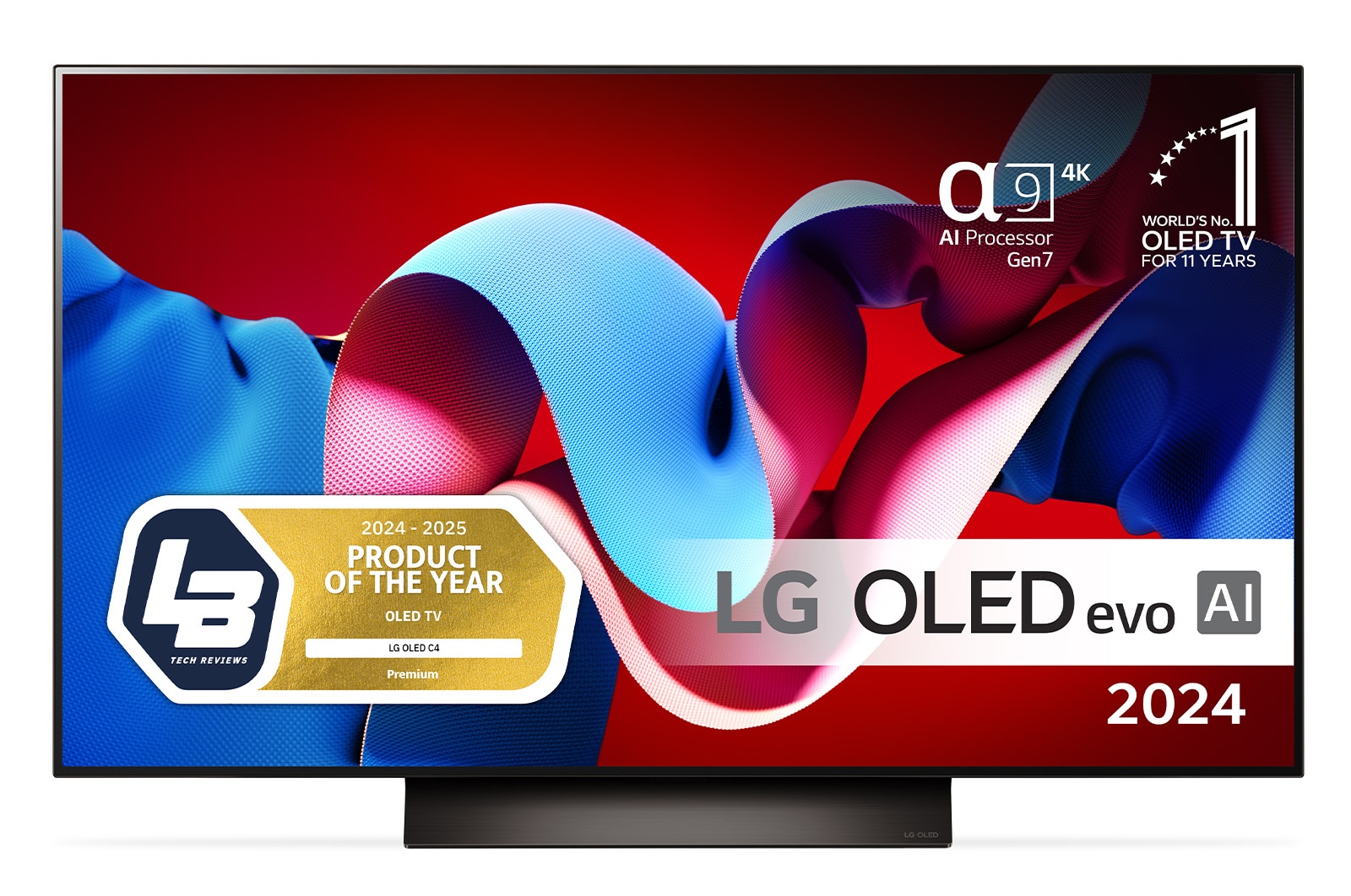 48 tuuman LG OLED evo AI C4 4K -älytelevisio 2024 - OLED48C44LA | LG Suomi