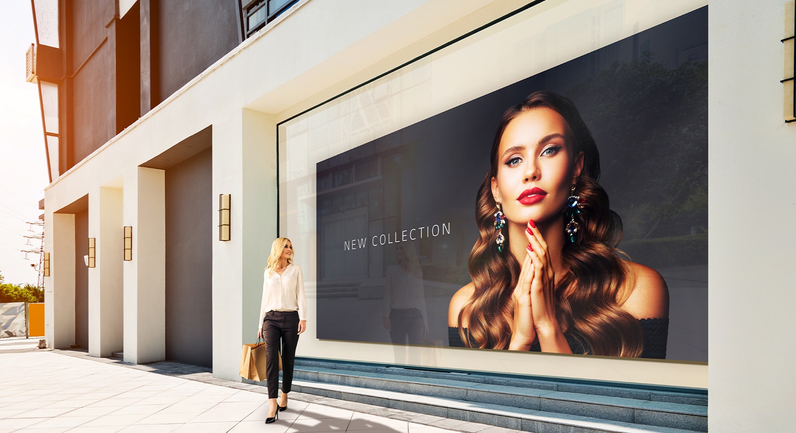 LG Window Facing LED Display | LG GLOBAL