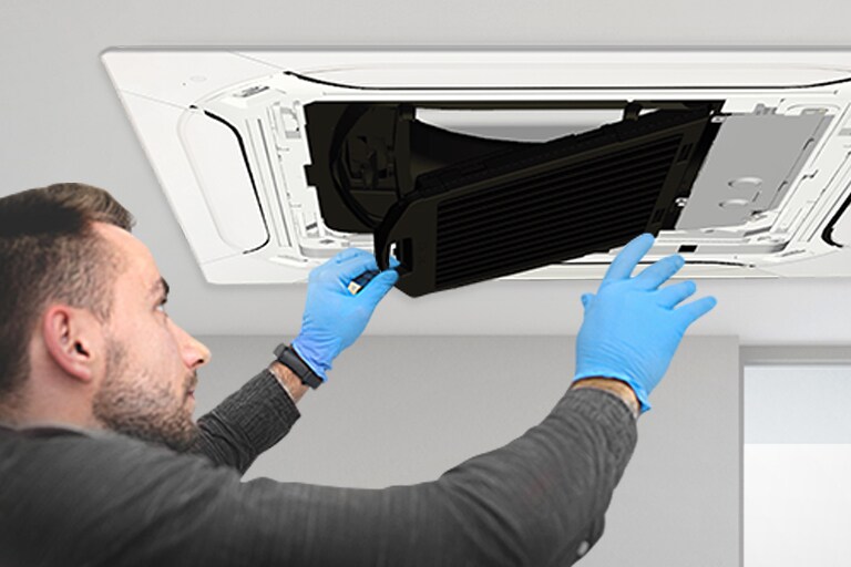 4 Way Cassette - Single Split - HVAC | Business | LG Global