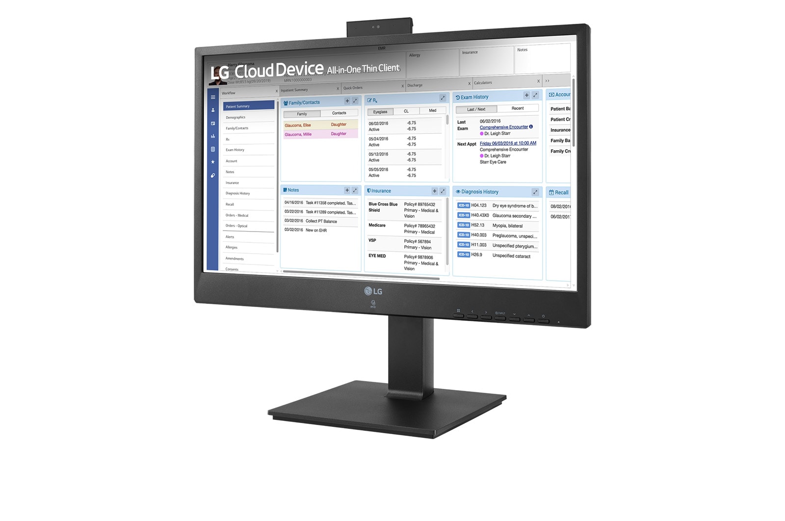LG 24CR661W: 24'' All-in-One Thin Client with webcam & speaker | LG Global Business