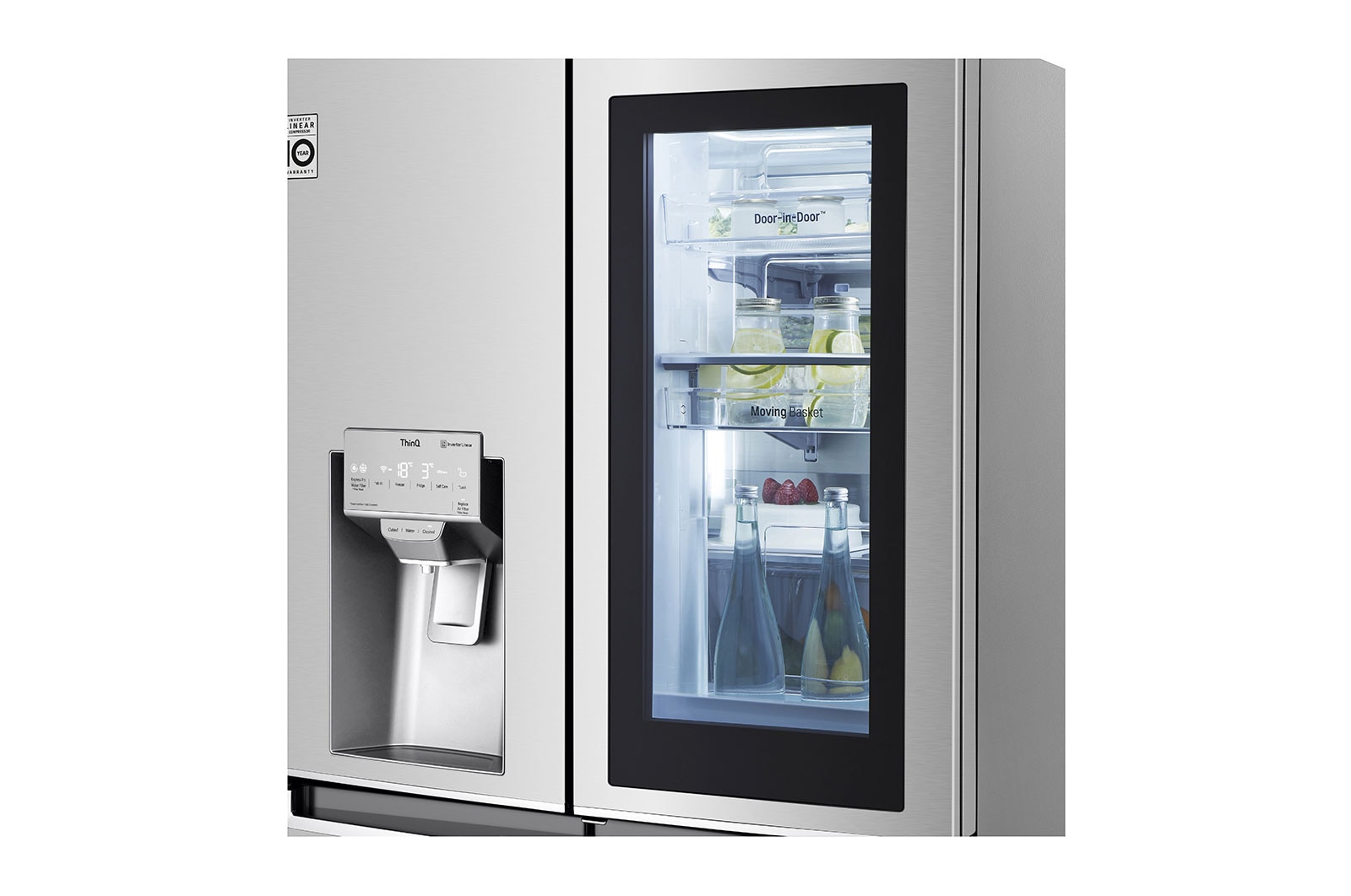 LG Ψυγείο Ντουλάπα Οριζόντιας Διάταξης GMX945NS9F | LG Ελλάς