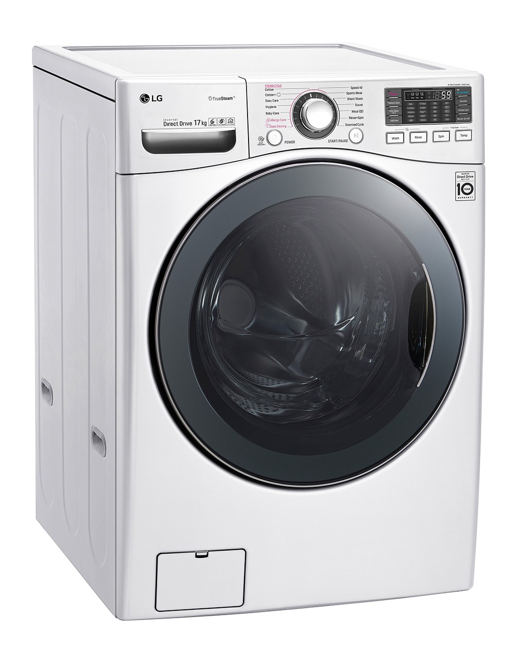 LG Πλυντήριο Ρούχων 17kg Ατμού Τεχνολογία True Steam™|LG Ελλάς