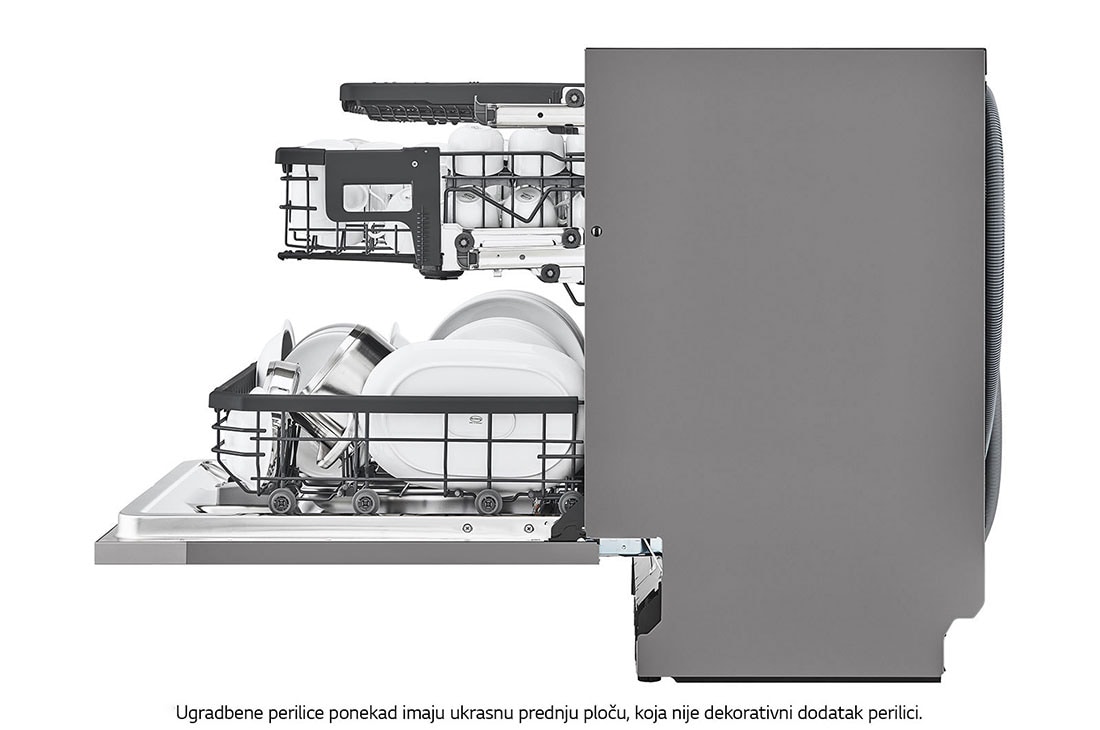 QuadWash™ ugradbena perilica posuđa s TrueSteam™ tehnologijom pranja vodenom parom, 14 postavki ...