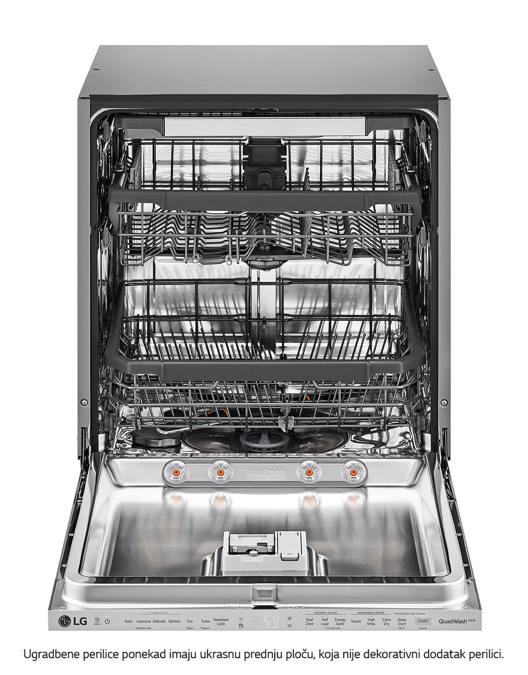 QuadWash ugradbena perilica posuđa s TrueSteam | LG Hrvatska