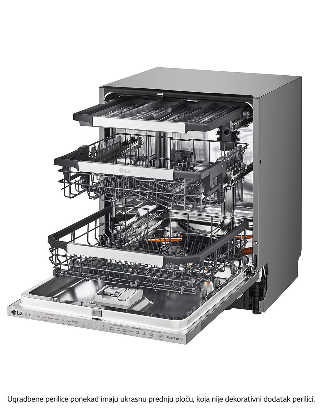 LG QuadWash ugradbena perilica posuđa, TrueSteam|LG Hrvatska