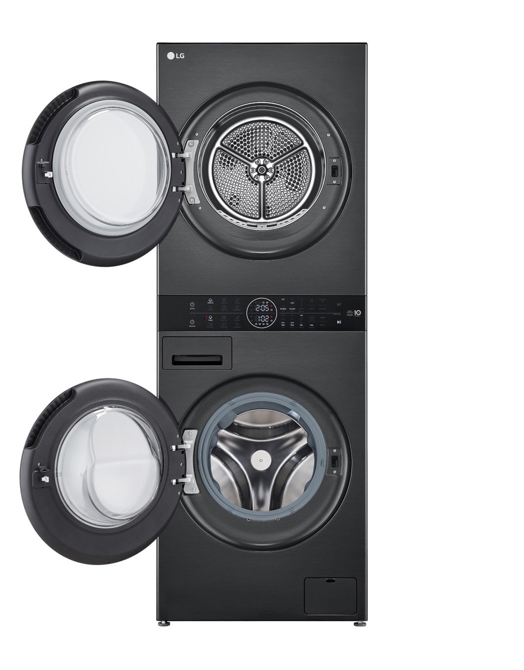 LG WashTower 12/10 kg, Steam WT1210BBF | LG HR
