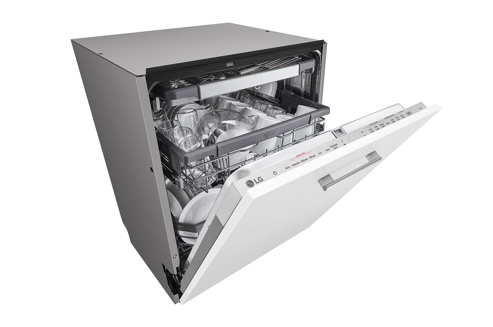 מדיח כלים אינטגרלי| LG ישראל| מנקה מחטא ומסיר לכלוך קשה