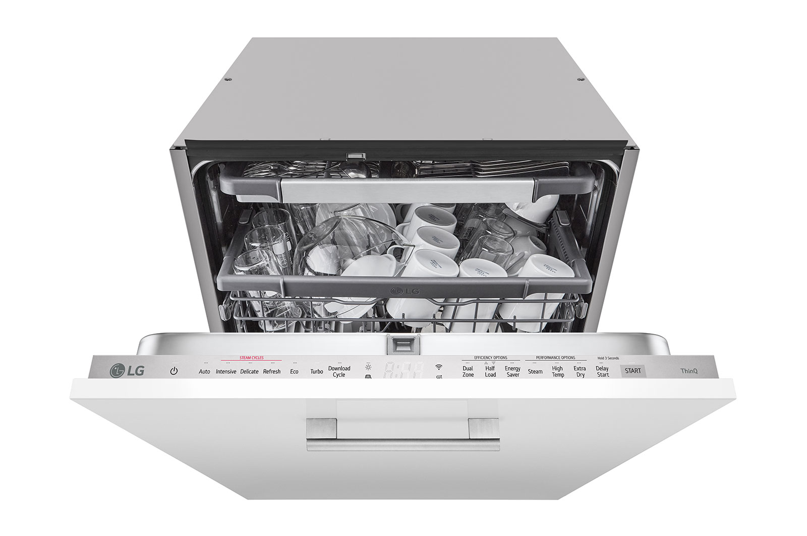 מדיח כלים אינטגרלי| LG ישראל| מנקה מחטא ומסיר לכלוך קשה