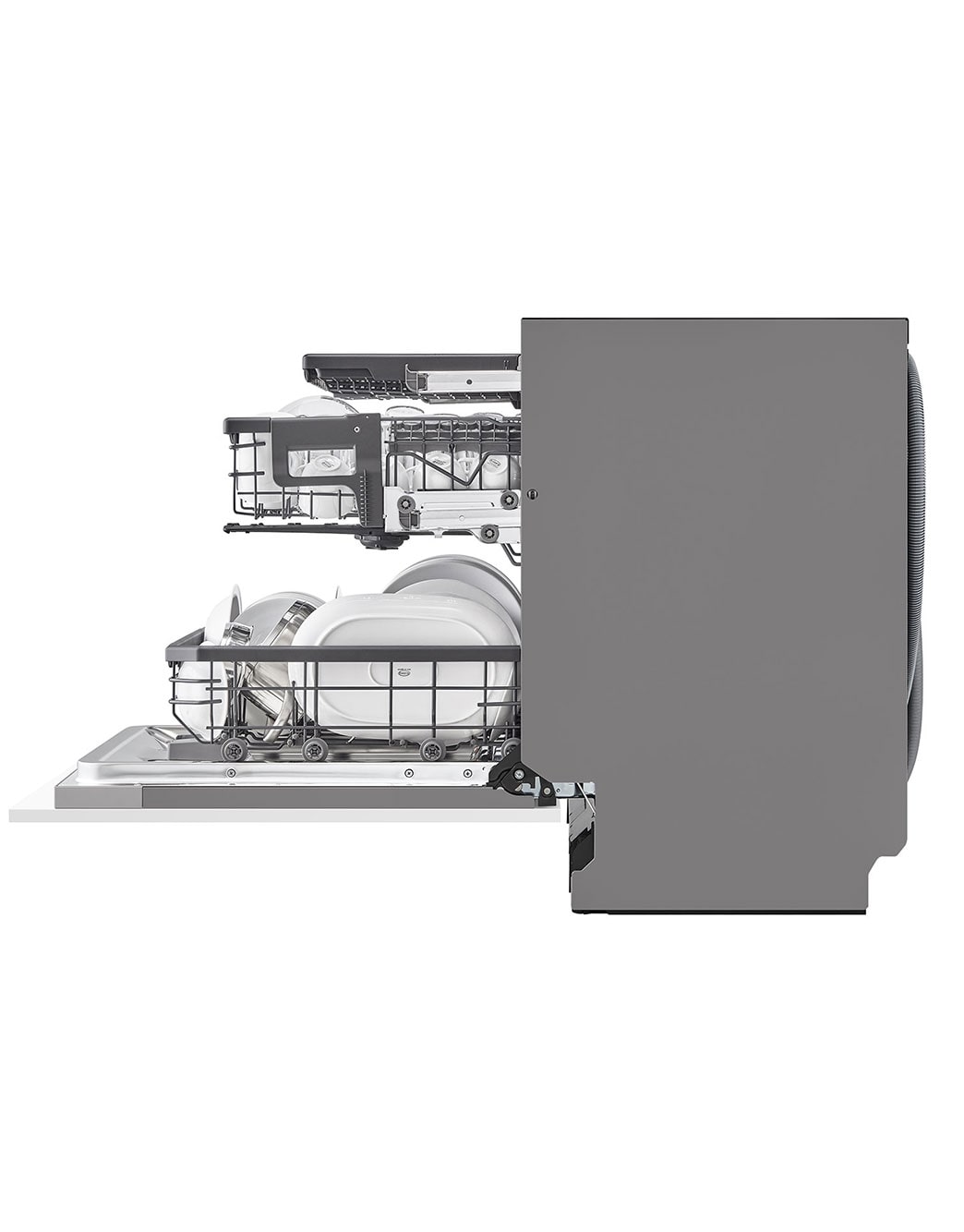 מדיח כלים אינטגרלי| LG ישראל| מנקה מחטא ומסיר לכלוך קשה