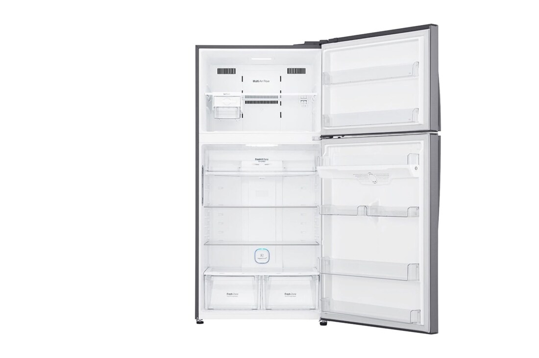 מקרר מקפיא עליון בנפח 592 ליטר בצבע כסוף | LG ישראל