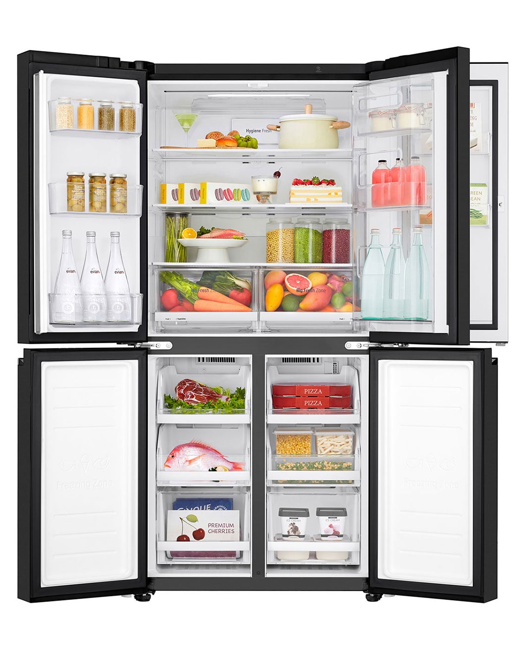 מקרר 4 דלתות בנפח 530 ליטר | LG ישראל