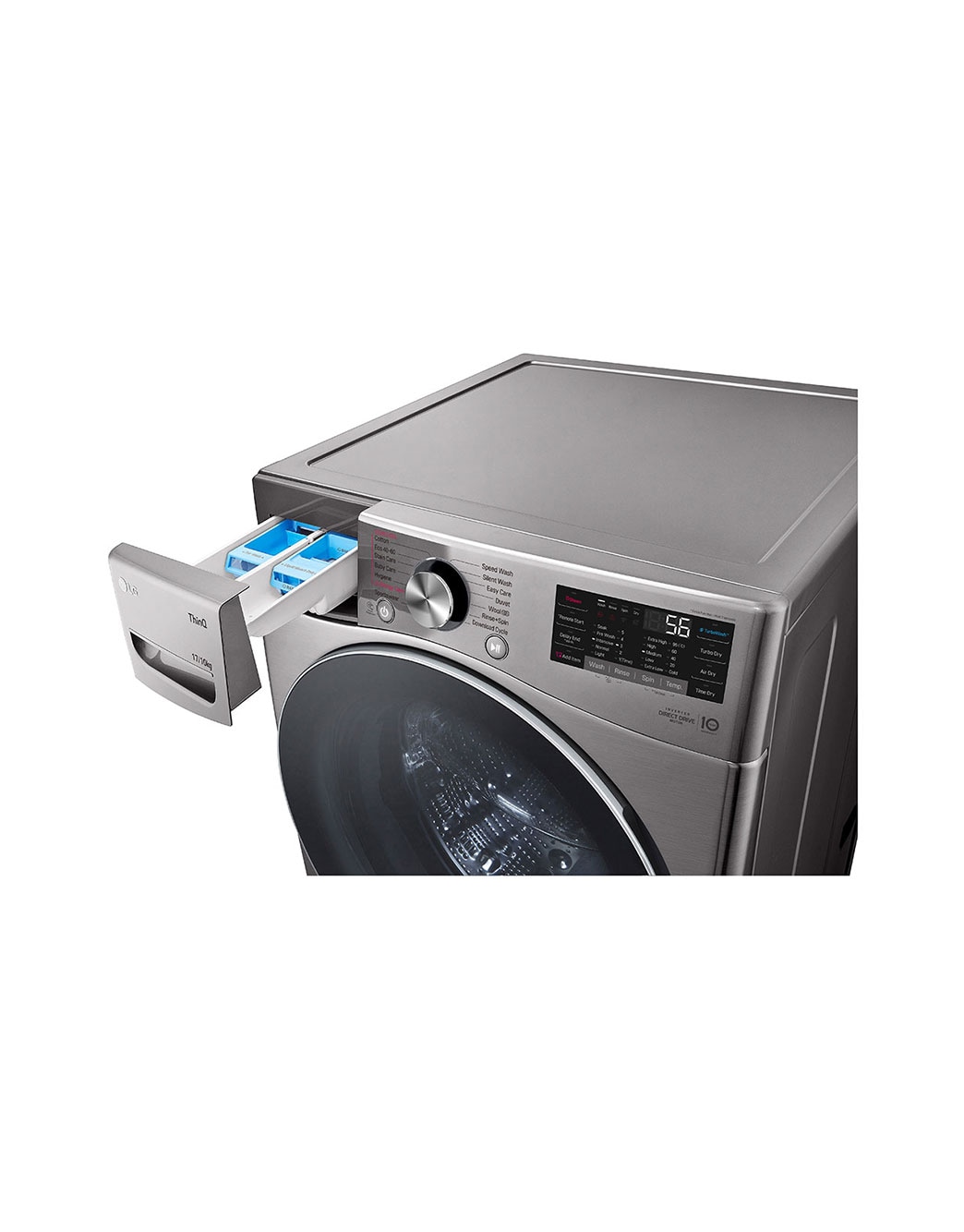 מכונת כביסה/מייבש 10/17 ק''ג AIDD פתח קדמי | LG ישראל