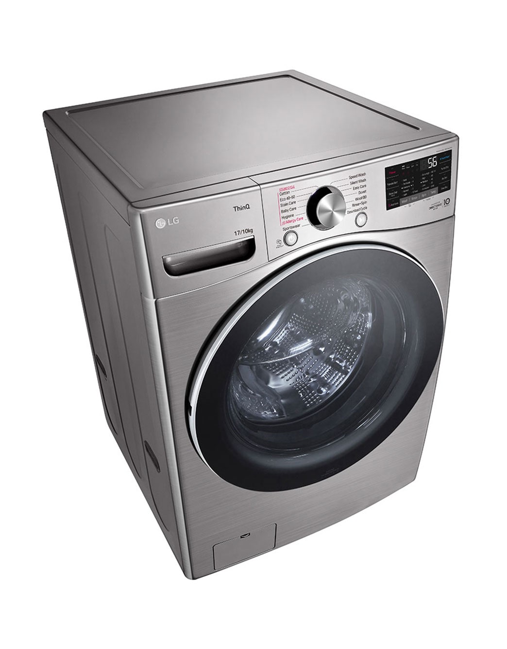 מכונת כביסה/מייבש 10/17 ק''ג AIDD פתח קדמי | LG ישראל