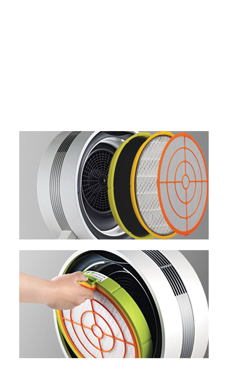 ال جی ایران | Air Purifiers PS-V219CG - سیستم تصفیه هوای Mont Blanc