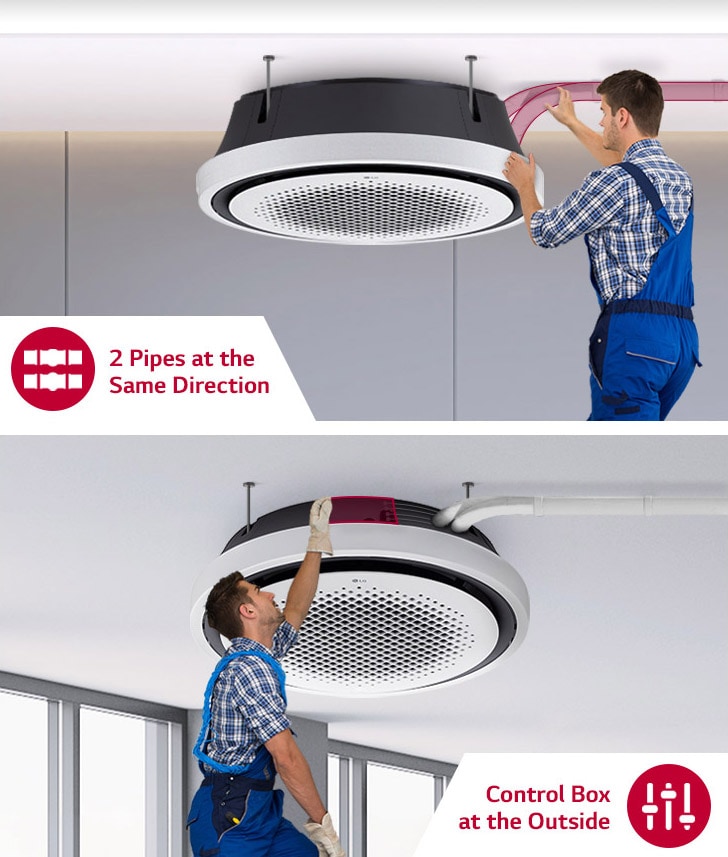 Single Split Round Cassette | HVAC | Business | LG Levant