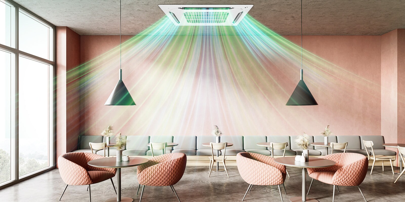 Ceiling Mounted Cassette | HVAC | Business | LG Levant