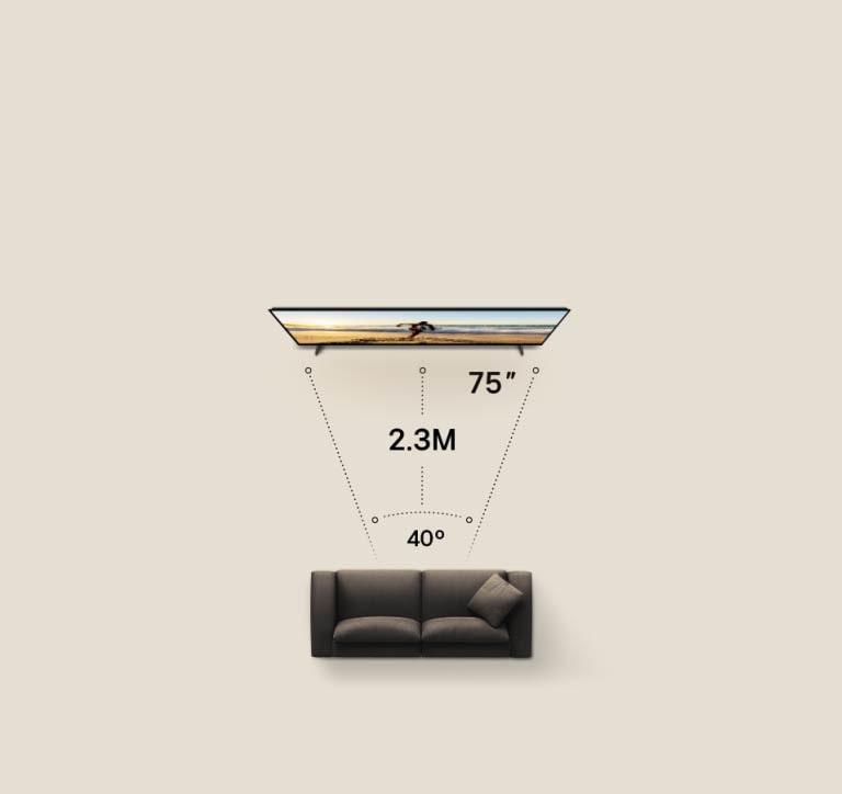What's the right TV size for your space? | LG Levant