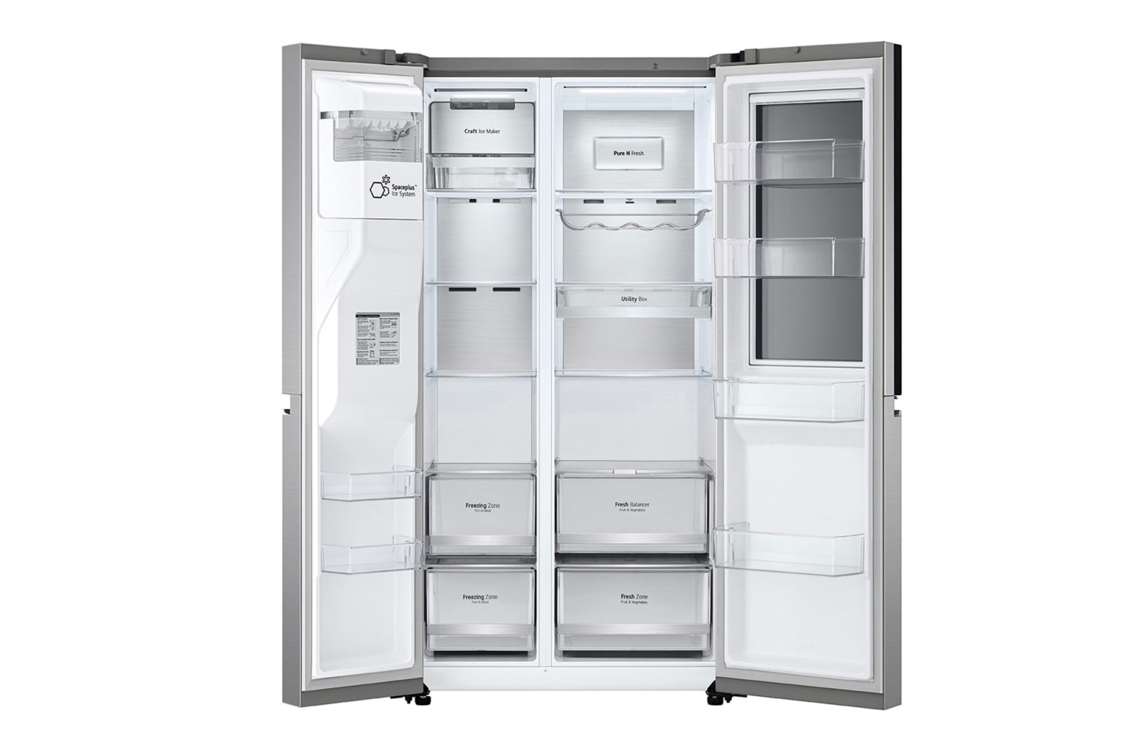 Side by Side Refrigerators | GCX-287TNSI | LG Levant
