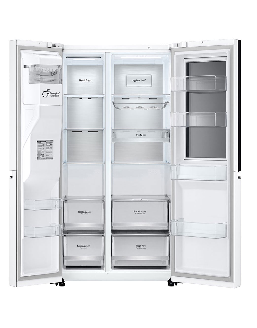 Side by Side Refrigerators | GCX-287TNW | LG Levant