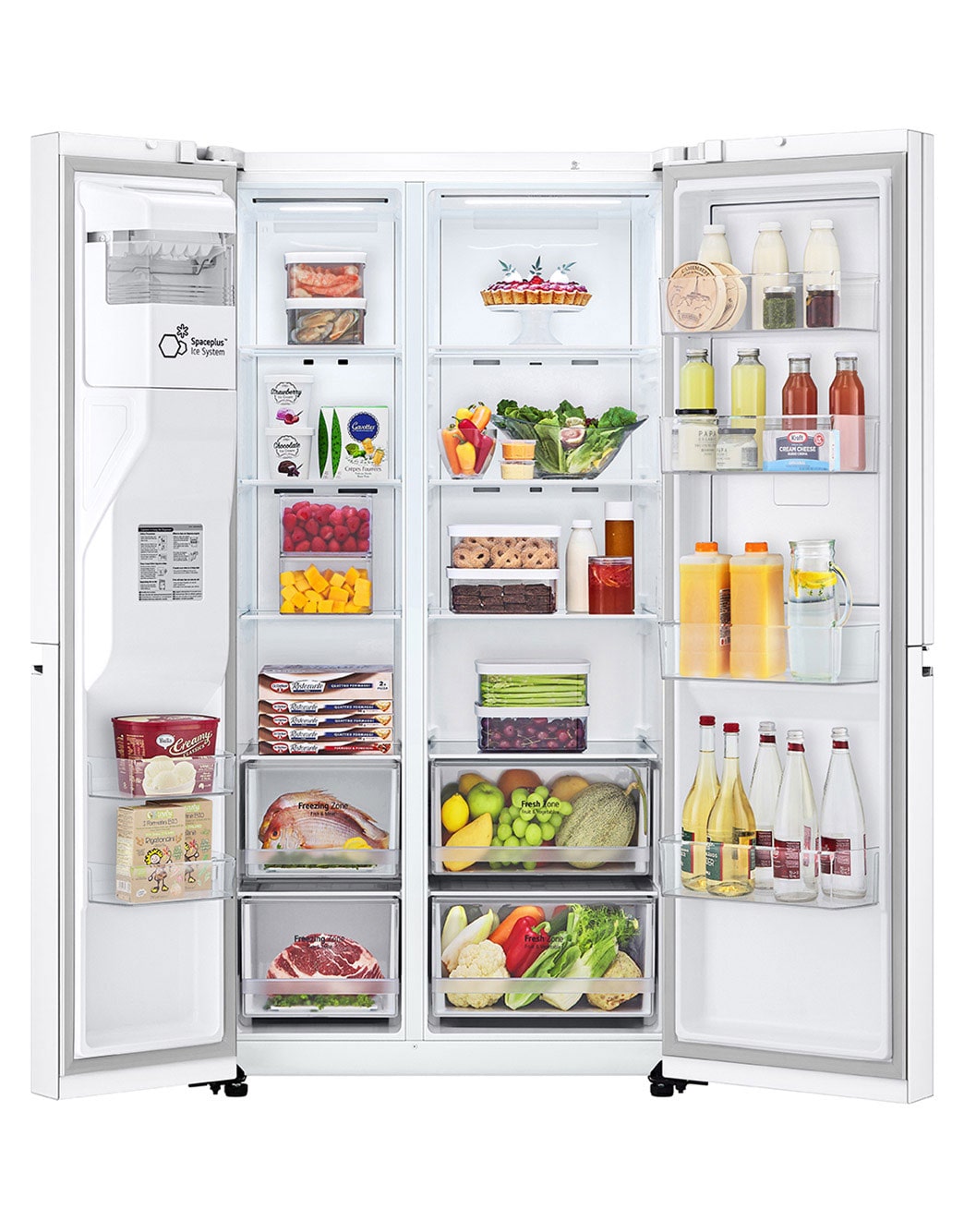 Side by Side Refrigerators | GCJ-287GNW | LG Levant