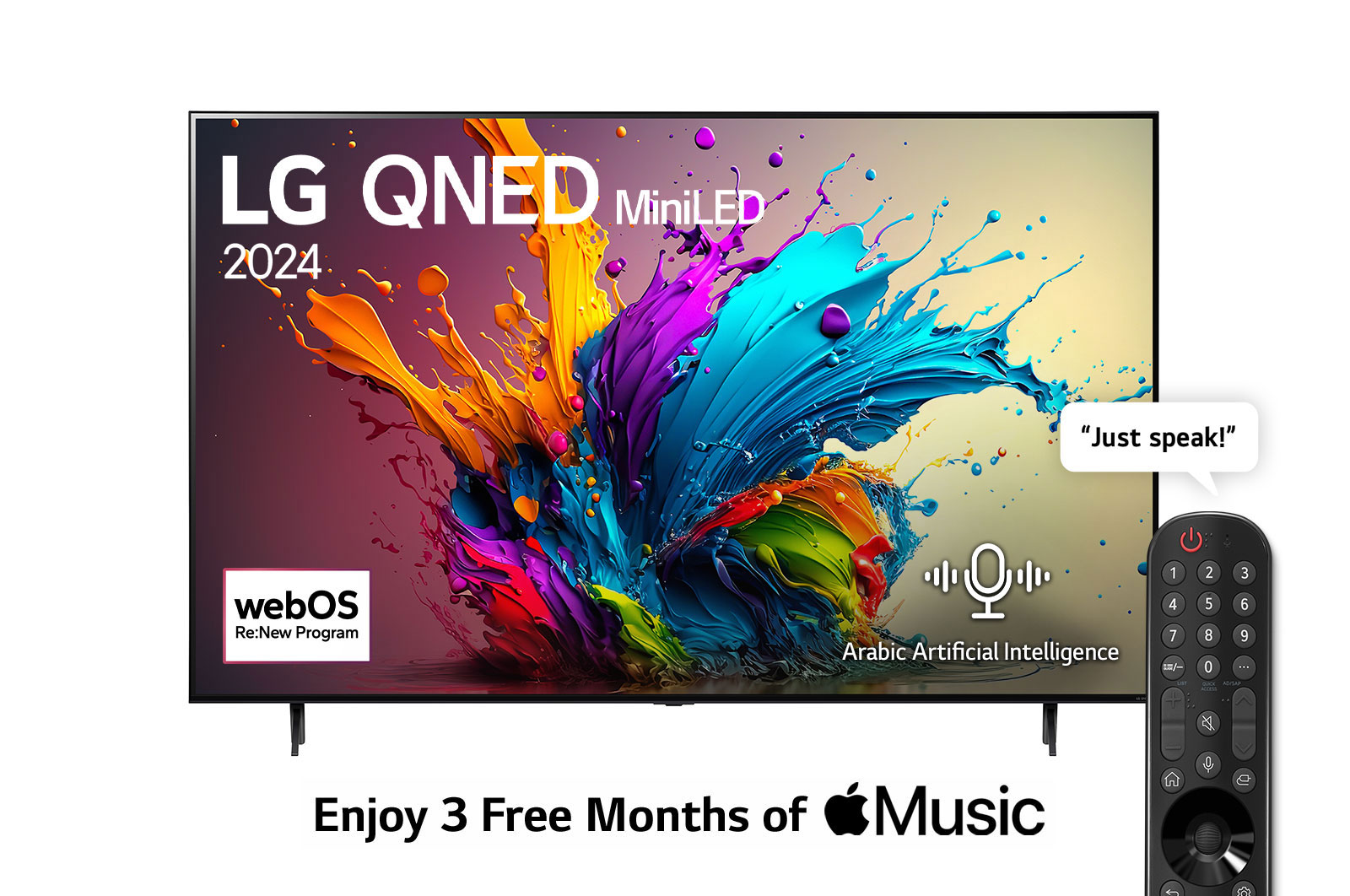 75 Inch LG QNED MiniLED QNED90 4K Smart TV AI Magic remote HDR10 ...