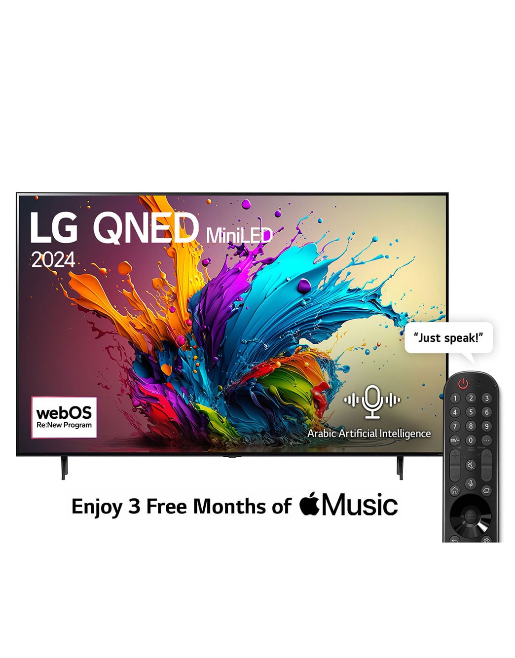 75 Inch LG QNED MiniLED QNED90 4K Smart TV AI Magic remote HDR10 ...