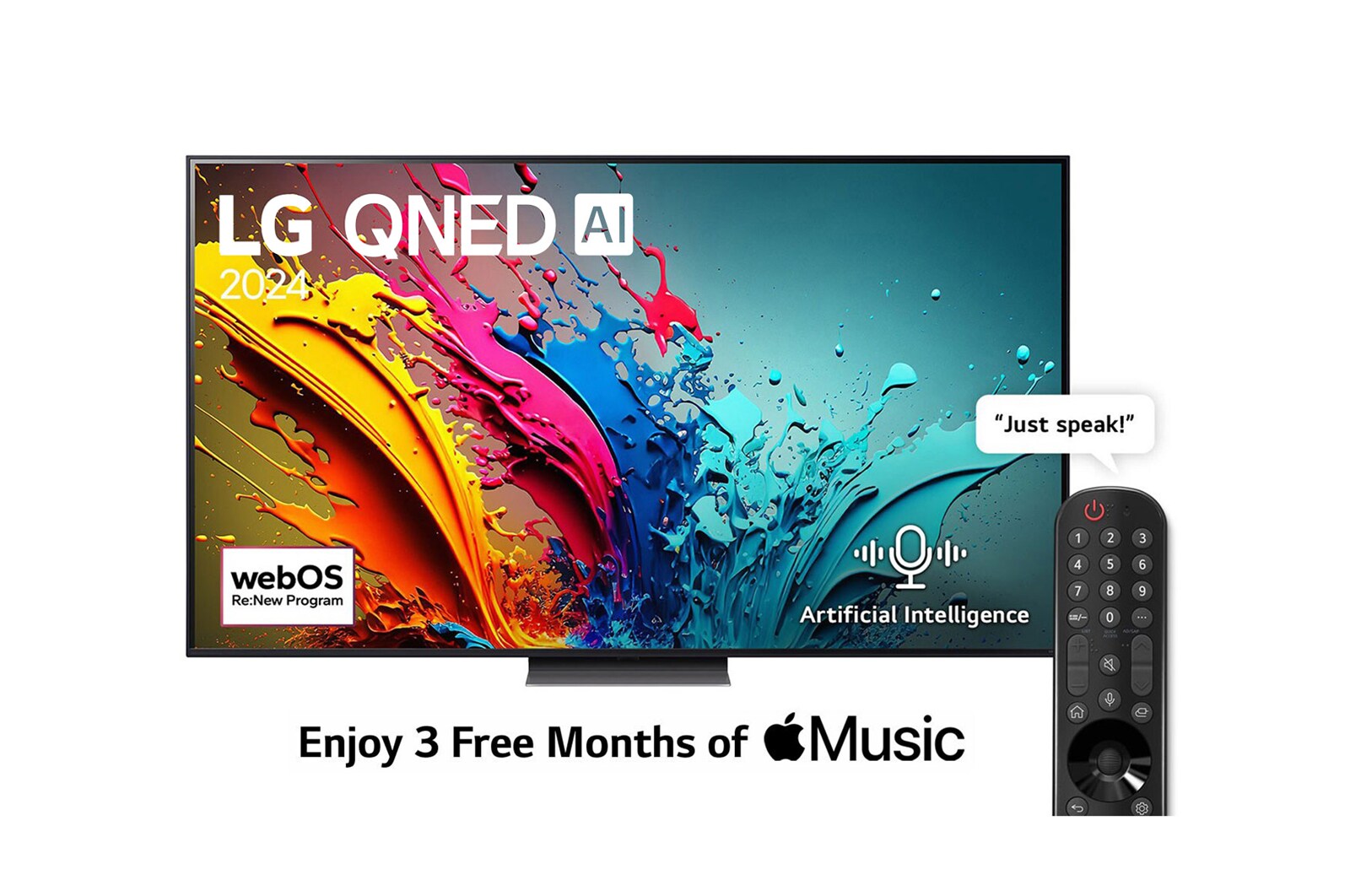 75 inch LG QNED AI QNED86 4K Smart TV 2024 - 75QNED86T6A | LG Levant