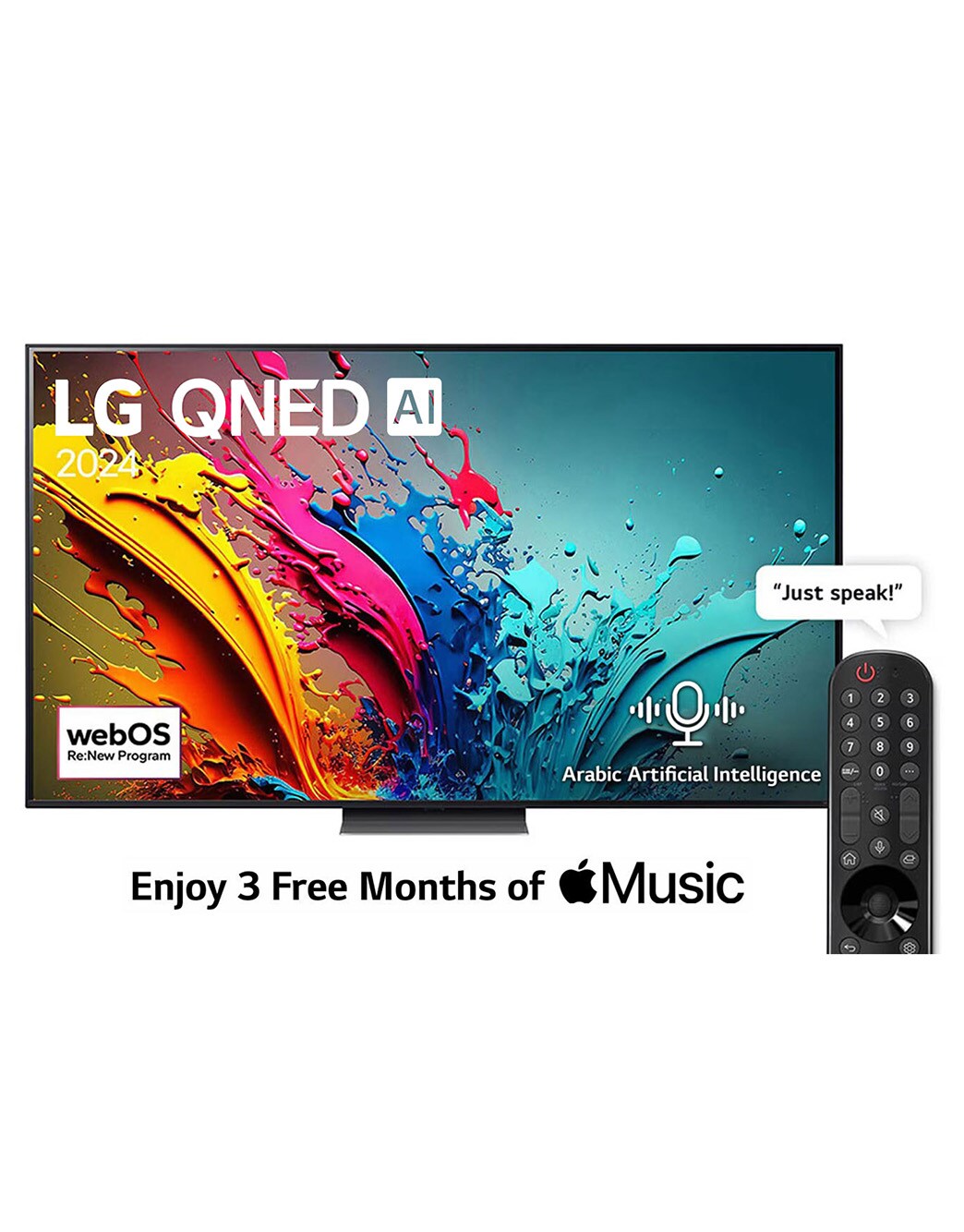 65 inch LG QNED AI QNED86 4K Smart TV 2024 - 65QNED86T6A | LG Levant