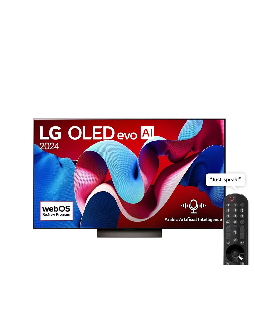 55 inch LG OLED evo AI C4 4K Smart TV 2024 - OLED55C46LA | LG Levant