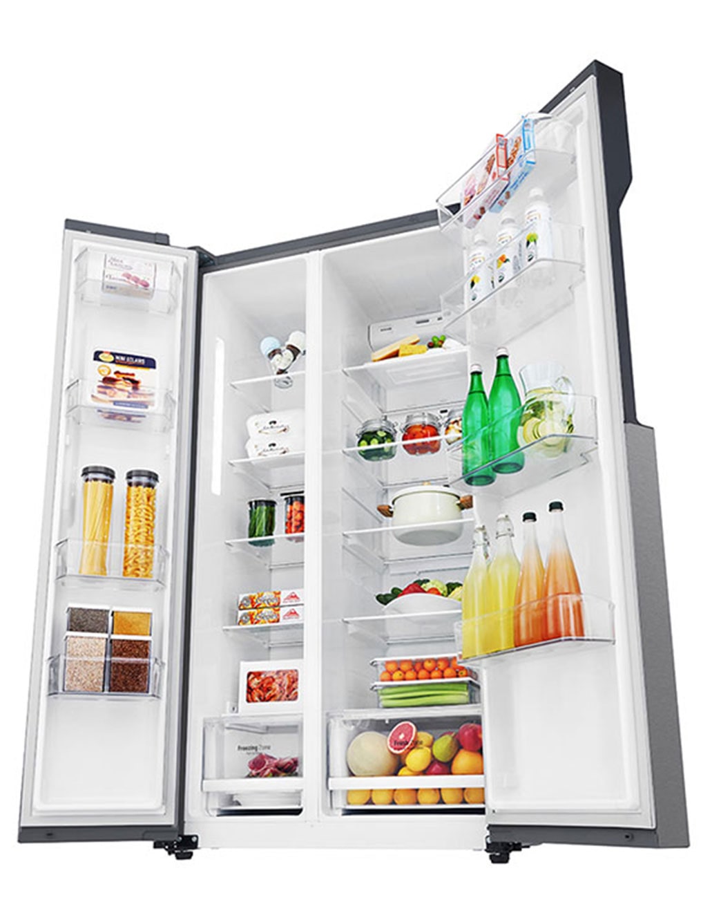 613L Side-by-Side Fridge in Dark Graphite | LG LK