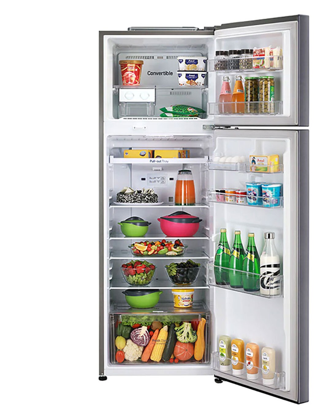 LG 360 Litres Convertible Fridge with Smart Inverter Compressor, Multi ...
