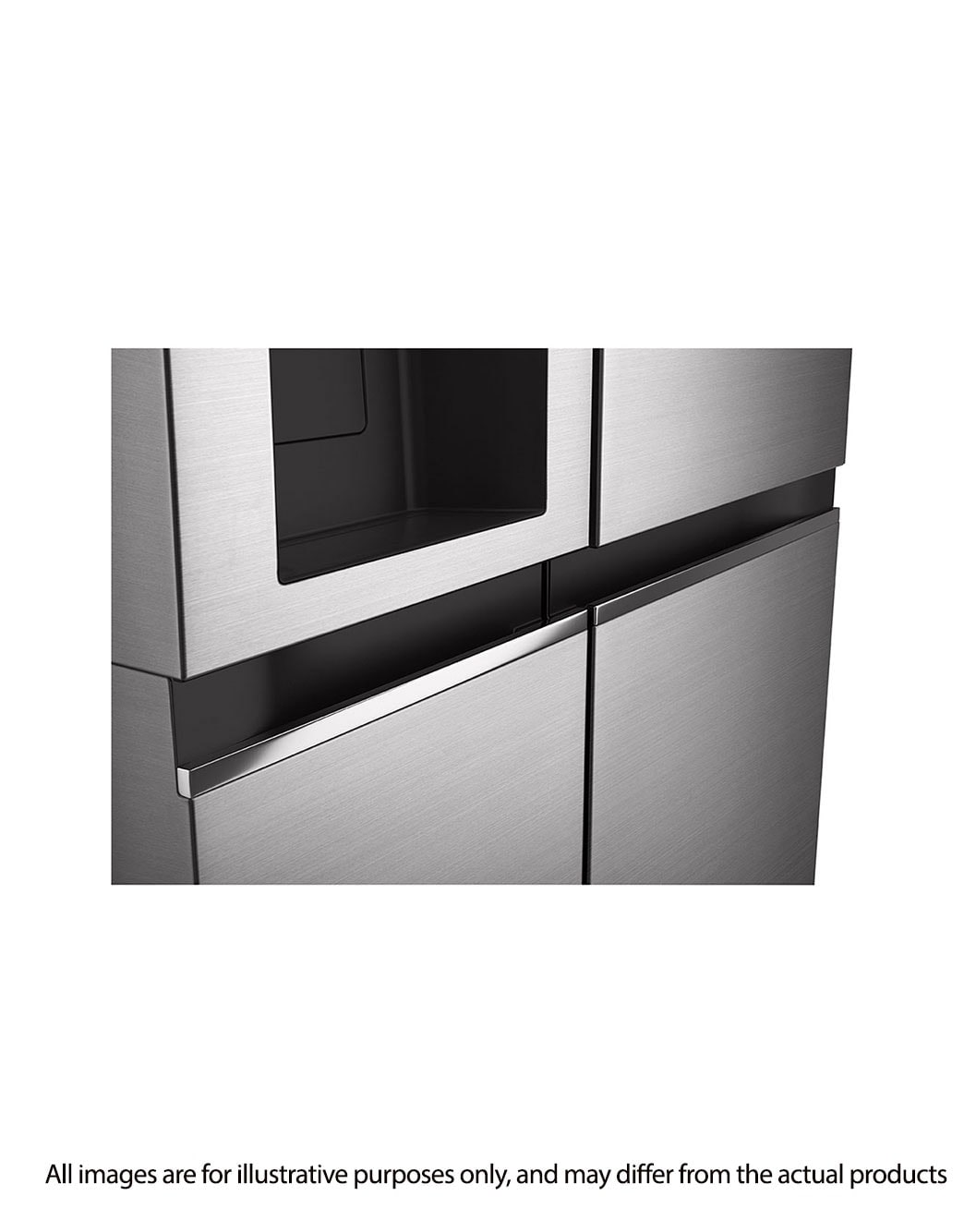 LG 674L side-by-side-fridge in Platinum Silver | LG LK