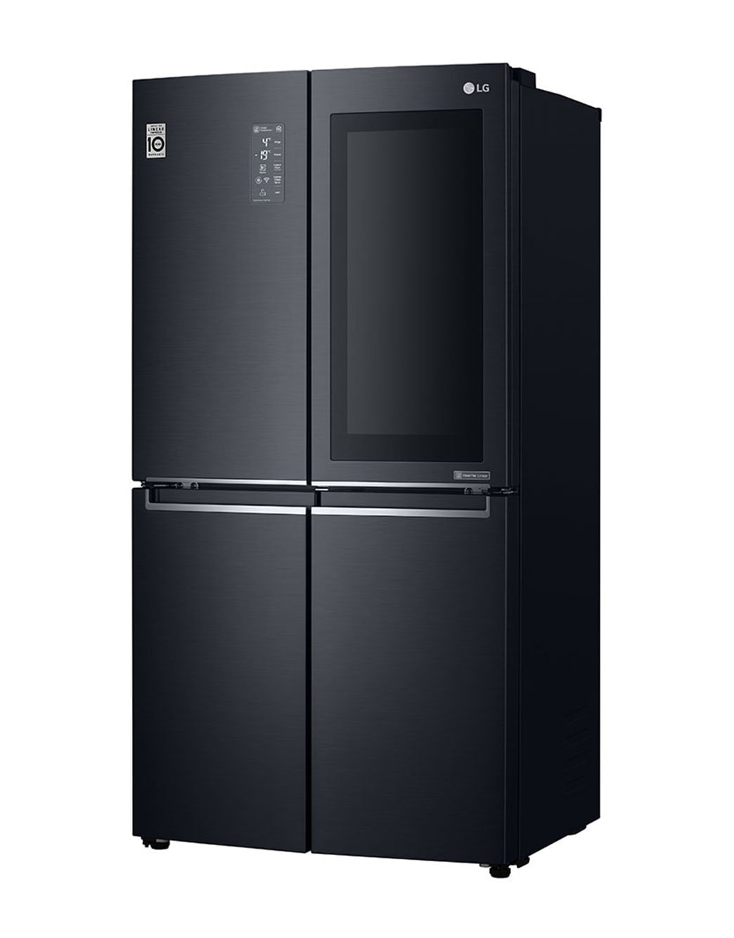 725L InstaView Door-in-Door Fridge in Matt Black | LG LK