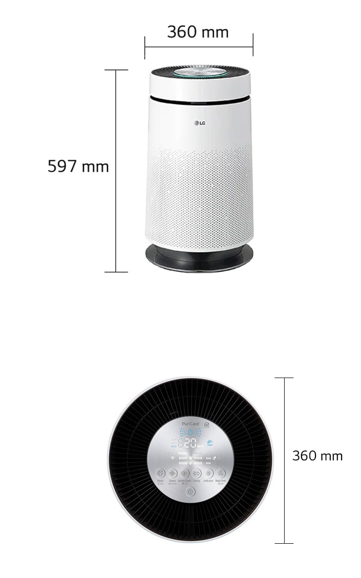 LG PuriCare™ 360° Single with Clean Booster | LG Sri Lanka