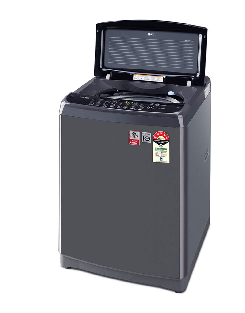 9KG Smart Inverter Top Load Washing Machine in Black | LG LK