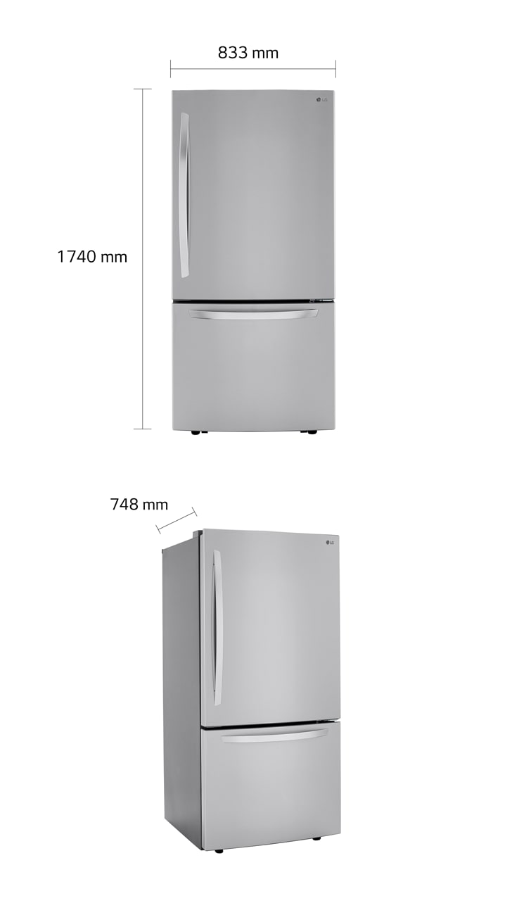 Medidas De Refrigeradora De 2 Puertas