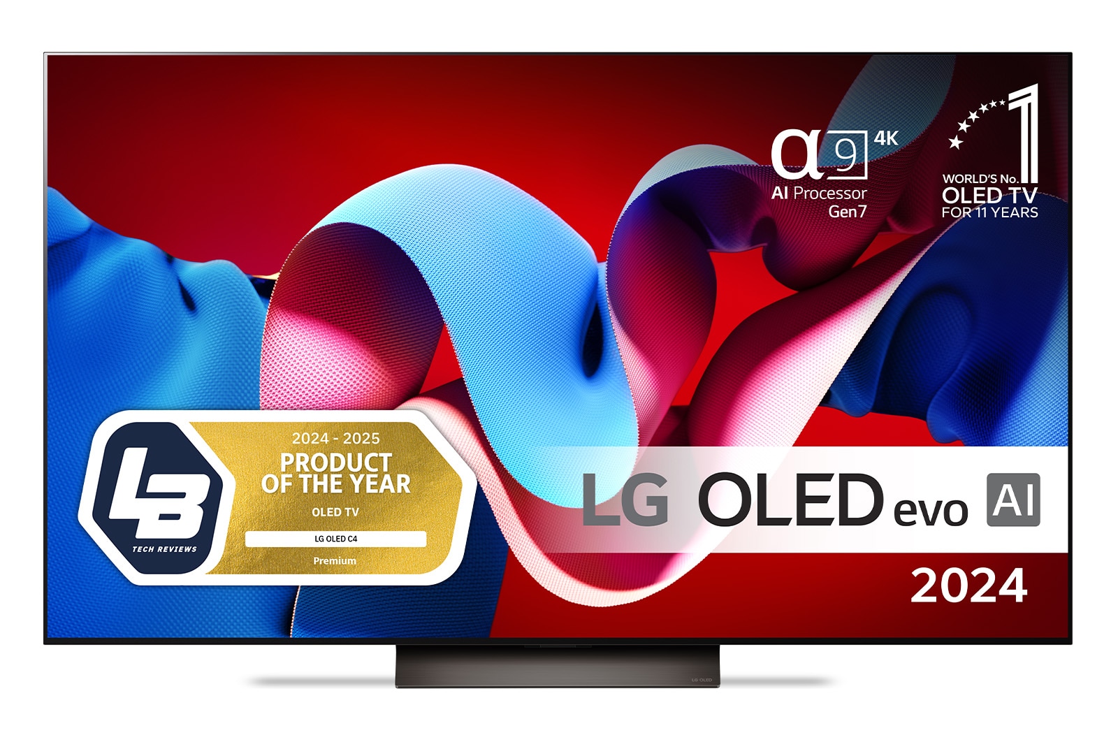 65-tommers LG OLED evo AI C4 4K Smart TV 2024 - OLED65C44LA | LG Norge