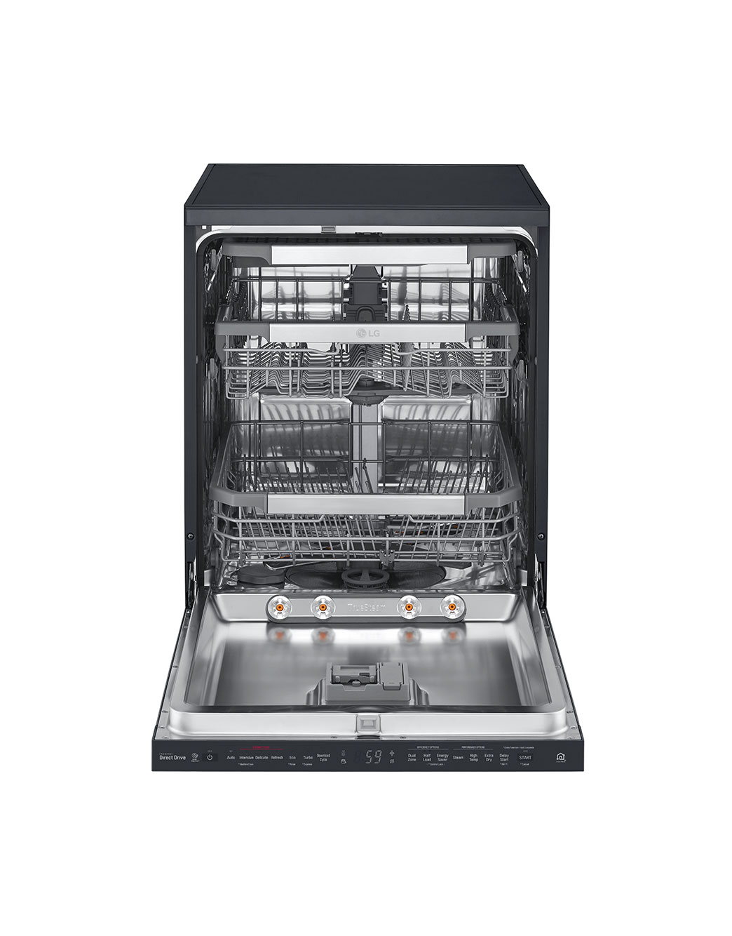 Front Control Dishwasher with QuadWash™ in Black | LG NP