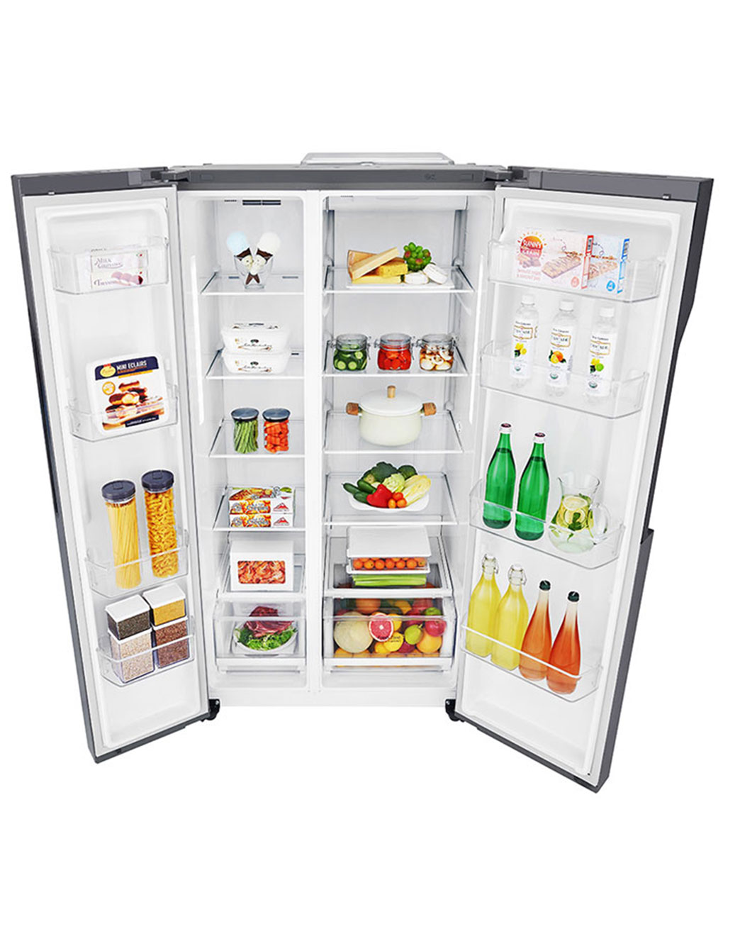 LG 613L Side-by-Side Refrigerator in Dark Grapite | LG Nepal