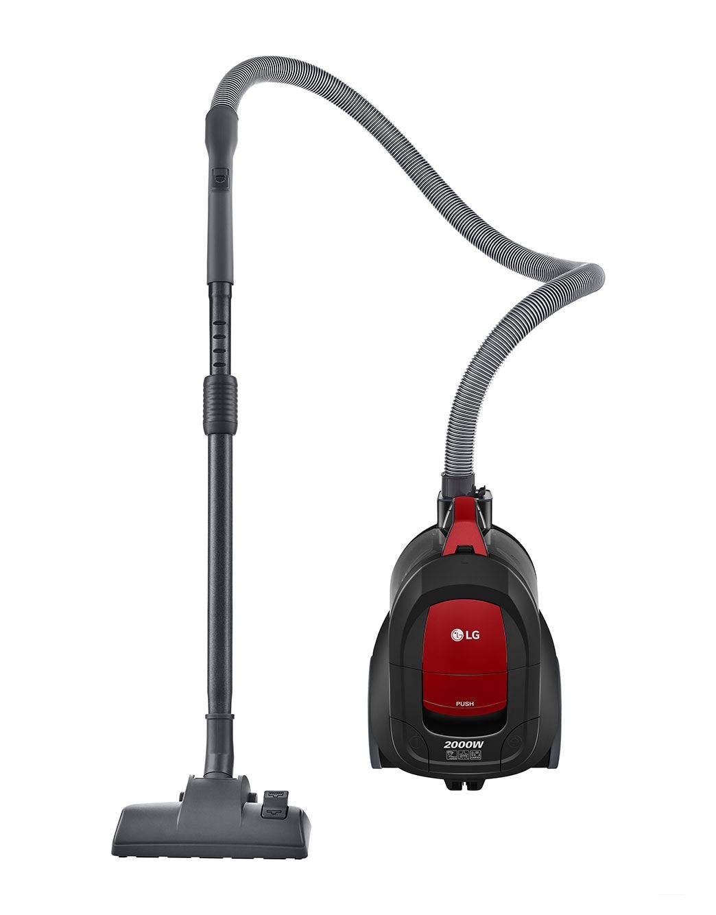 LG 1.3L Kompressor™ Vacuum Cleaner in Sparkle Red | LG Nepal